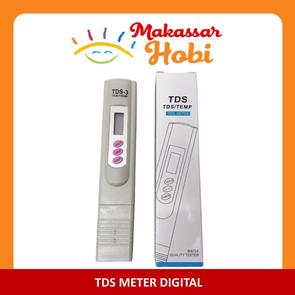 Jual TDS Meter Digital TDS-3 Alat Ukur Ppm Air Hidroponik (Sudah ...
