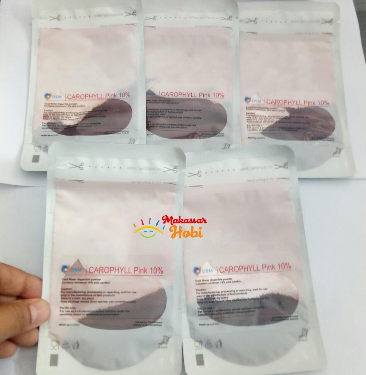 Jual Carophyll Amazing Pink 5gr Carophyl Pewarna Ikan Doping Warna ...