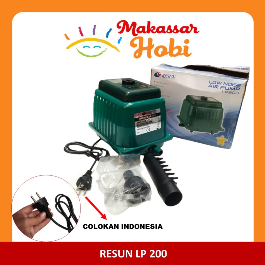Jual Resun LP 200 Pompa Udara Aerator Blower LP200 Air Pump Kolam Ikan ...