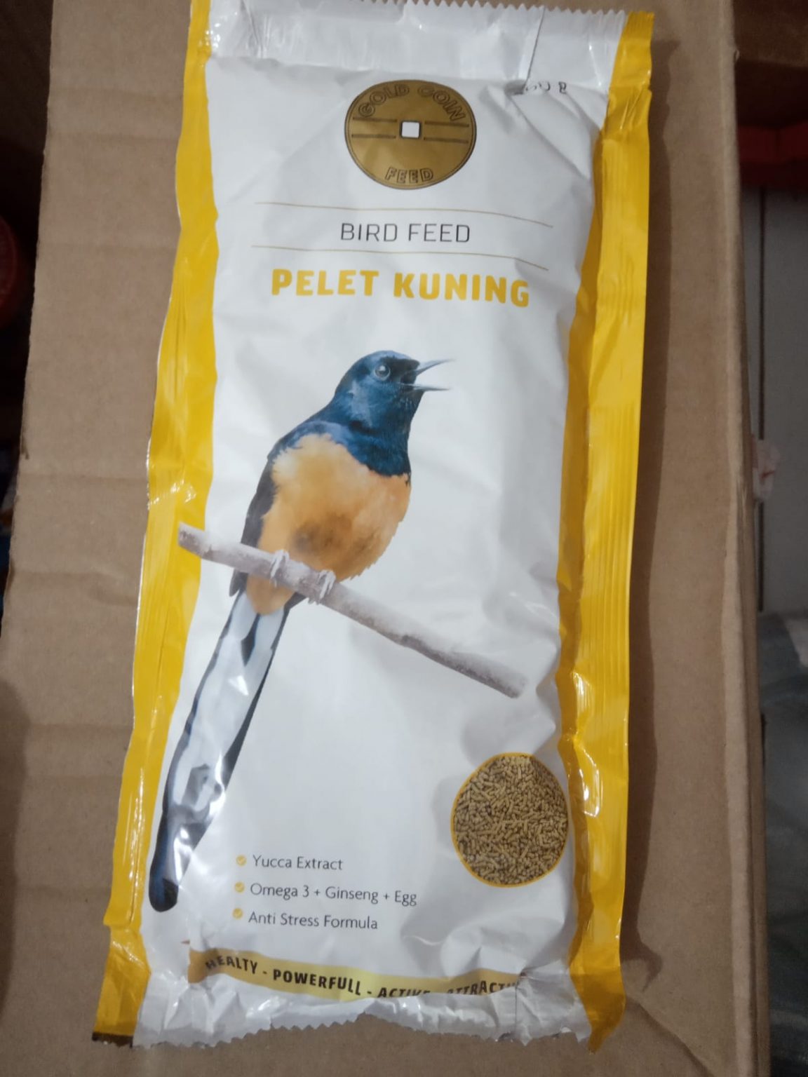 Jual Pakan Makanan Burung Anis Kacer Murai Royal Gold Coin Goldcoin ...