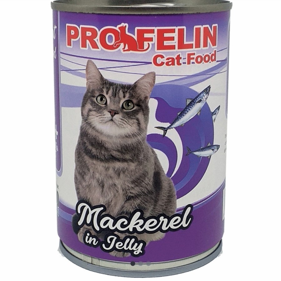 Jual Profelin Kaleng Mackarel In Jelly 400 gr Makanan Kucing Basah Wet ...