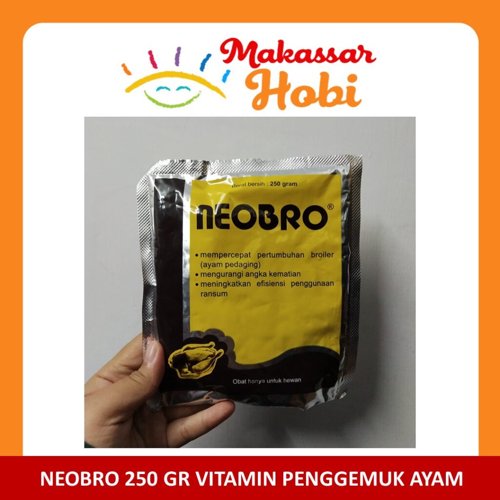 Jual Neobro 250 gr Vitamin Obat Penambah Nafsu Makan Penggemuk Ayam ...
