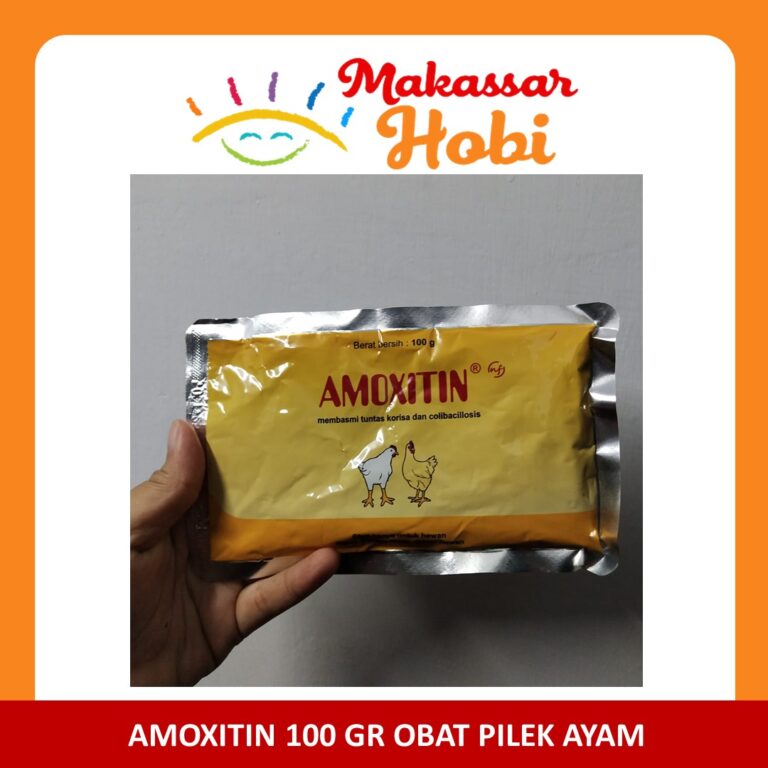 Jual Amoxitin 100 gram Obat Ayam Pilek Ngorok Colibacillosis Unggas ...