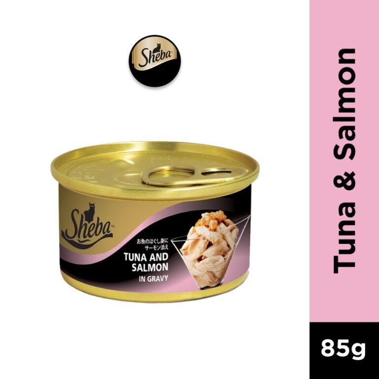 Jual Sheba Can 85gr Makanan Kucing Kaleng Basah Tuna Salmon - Makassar Hobi