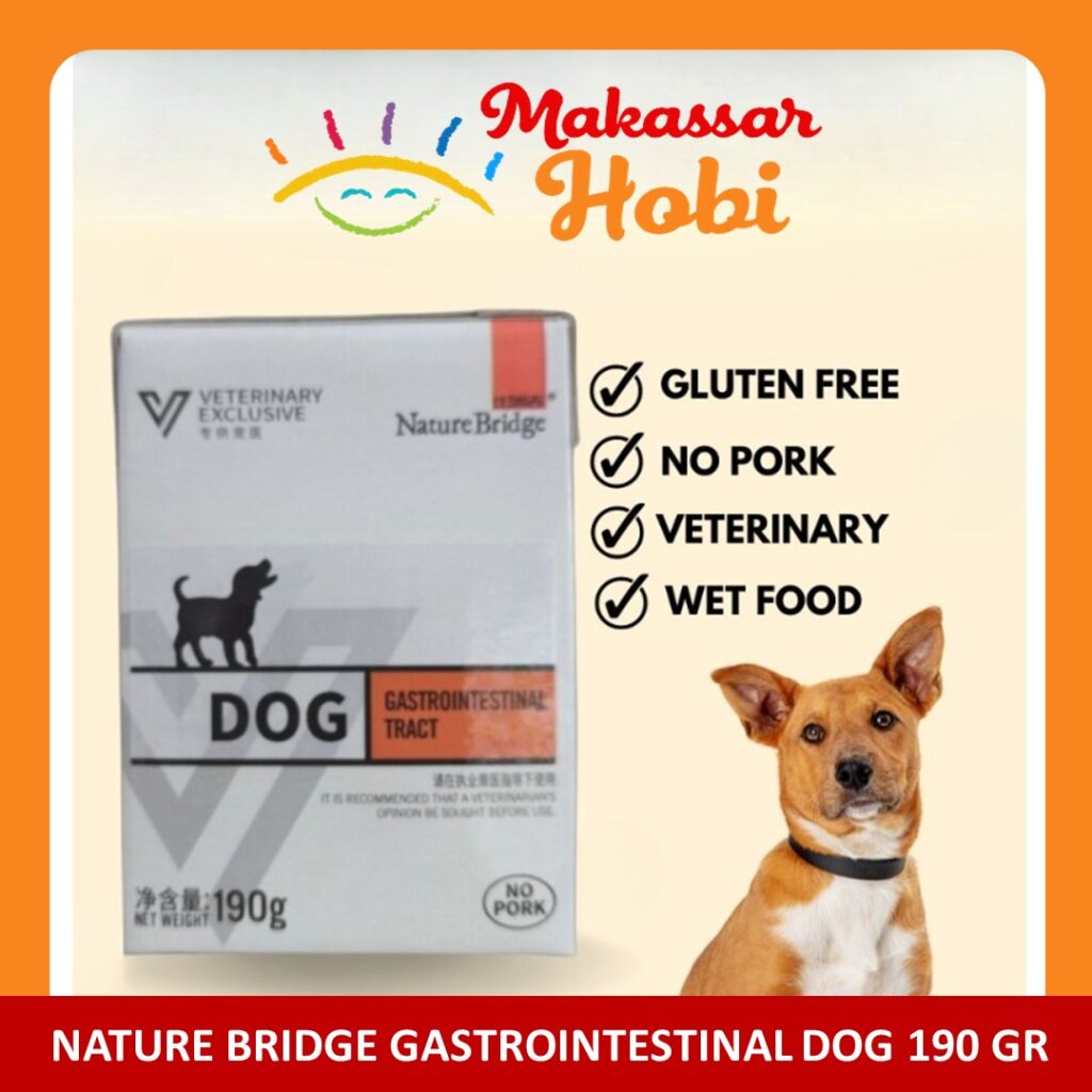 Jual Nature Bridge Gastrointestinal Dog Wet Food 190gr Vet Gastro ...