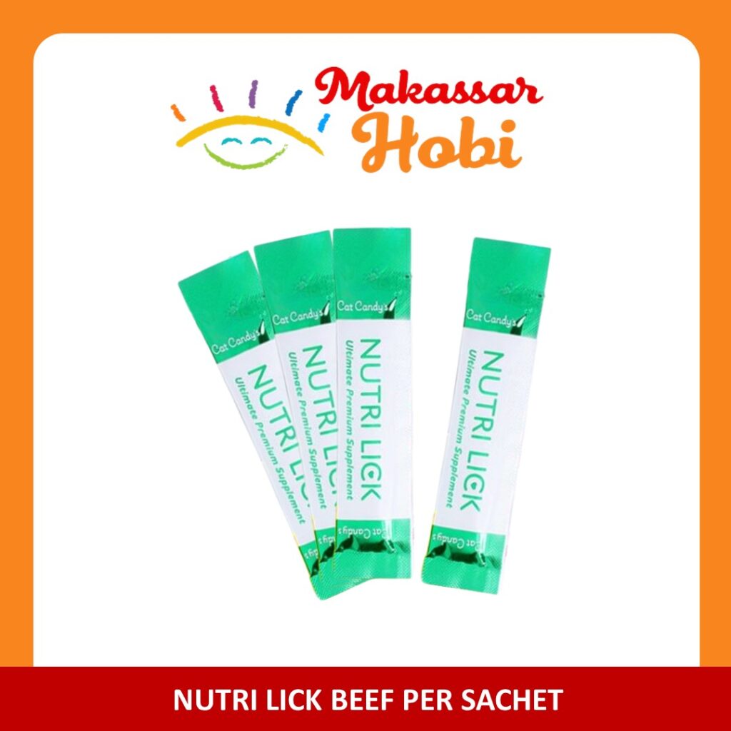 Jual Nutri Lick NutriLick Beef Vitamin Suplemen Snack Creamy Kucing Bio ...