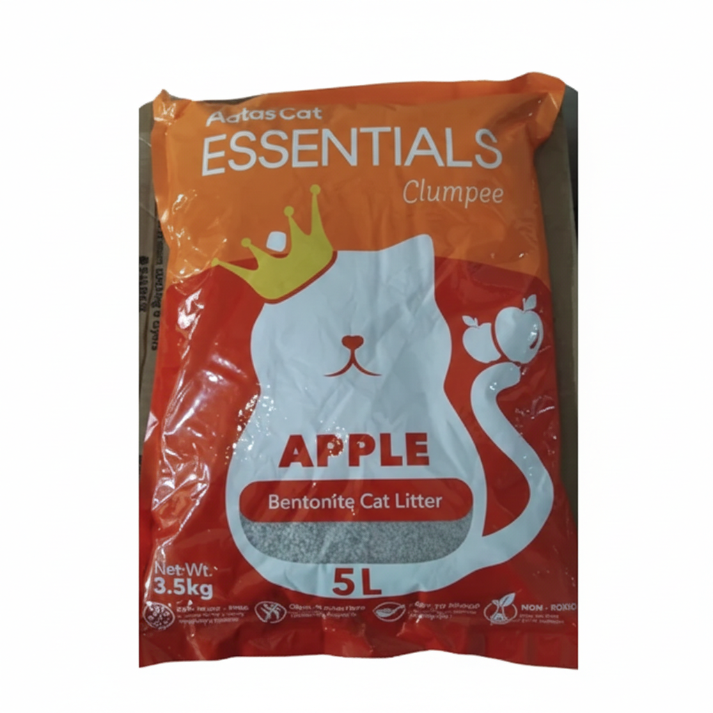 Jual Pasir Kucing Gumpal Wangi Aatas Cat Essentials 5L 5 L Bentonite ...