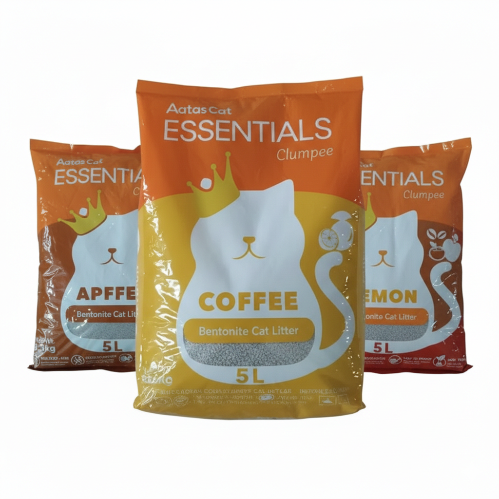 Jual Pasir Kucing Gumpal Wangi Aatas Cat Essentials 5L 5 L Bentonite ...