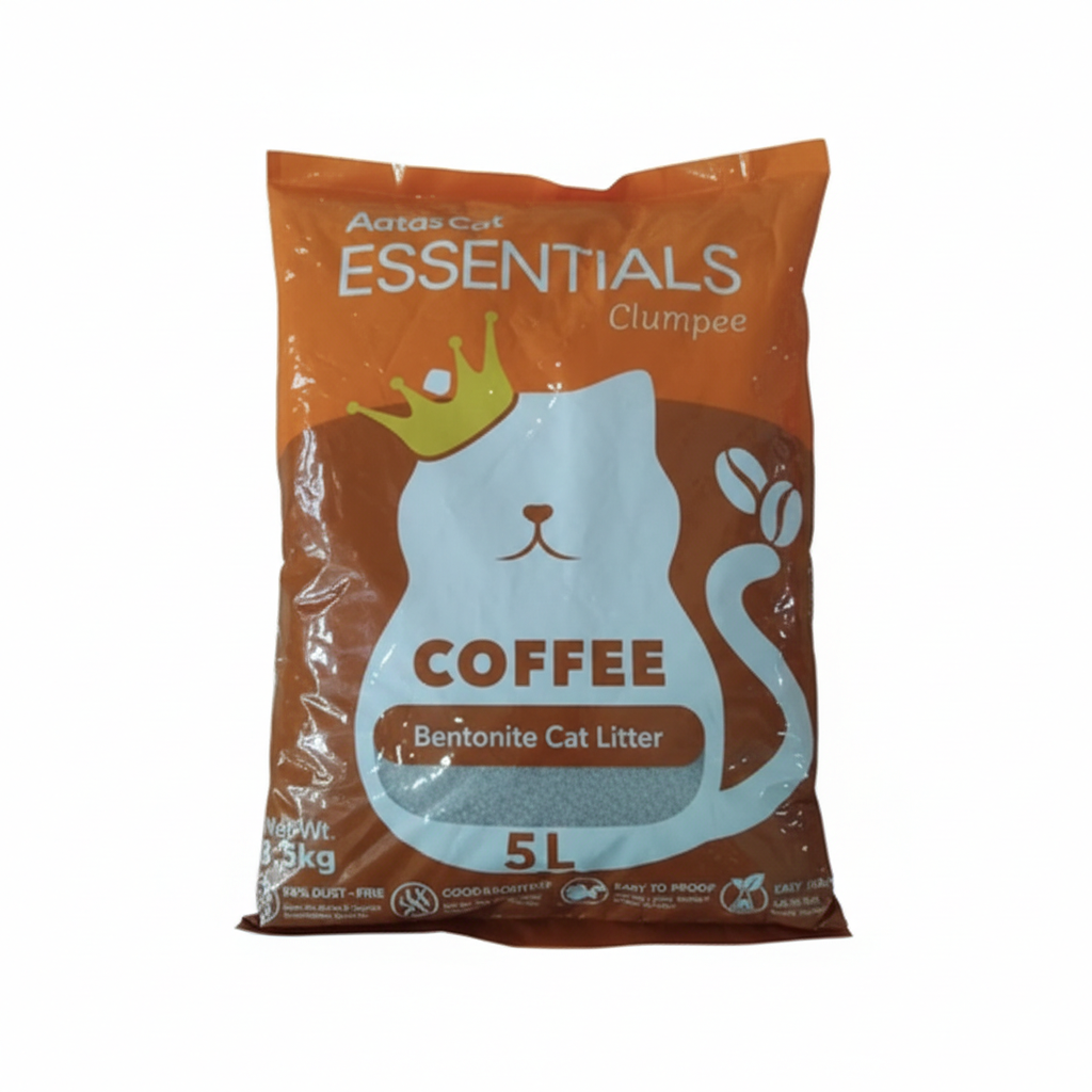 Jual Pasir Kucing Gumpal Wangi Aatas Cat Essentials 5L 5 L Bentonite ...