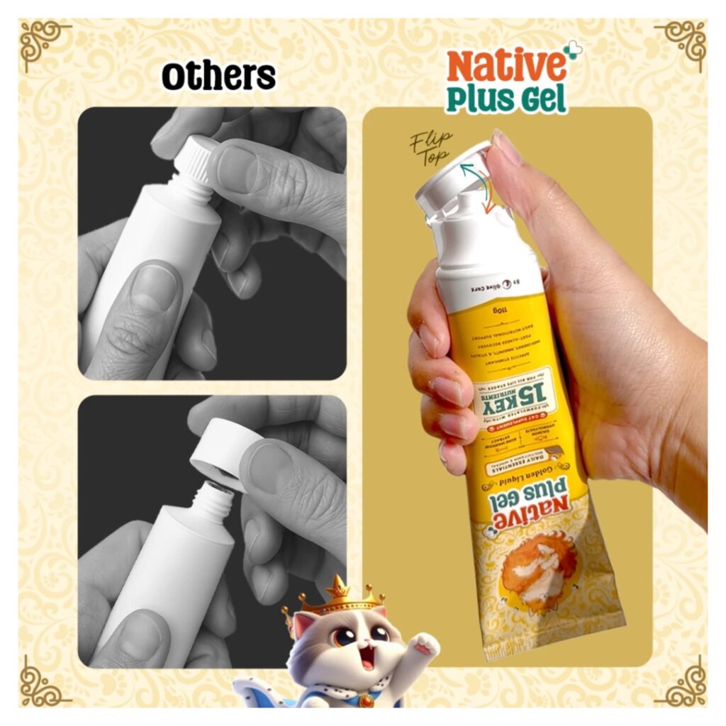 Jual Olive Care Vitamin Kucing NATIVE+ PLUS GEL GOLDEN LIQUID Suplemen ...